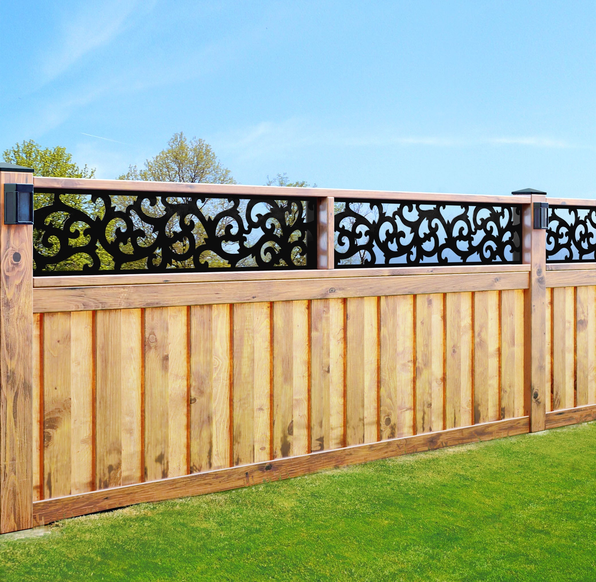 Victorian Vines Fence Topper . – LaserCutArts Canada-USA